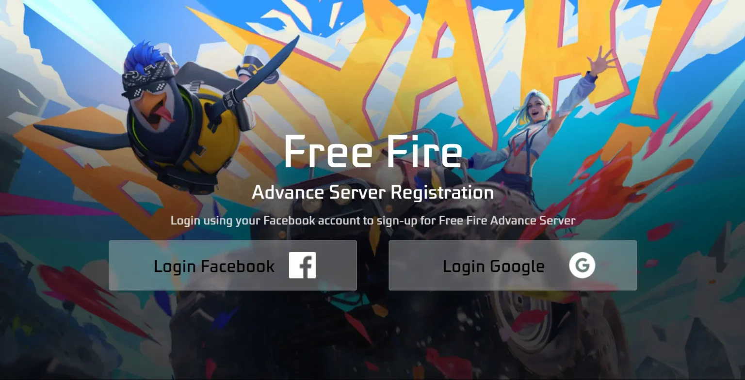 Free Fire Advance Server Login